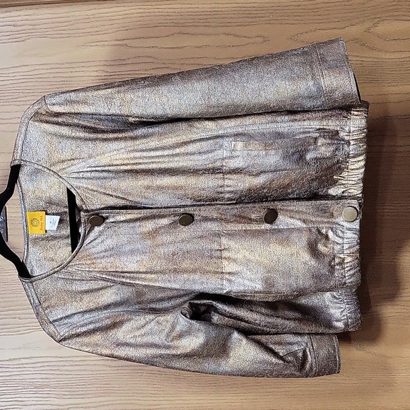 Ruby Rd. | Jackets & Coats | Gorgeous Ruby Rd Metallic Gold Jacket With ...